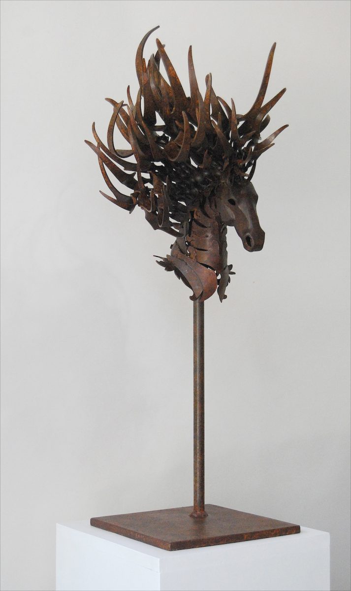 Metal Horse Art Sculpture by Florida Artist Doug Hays
